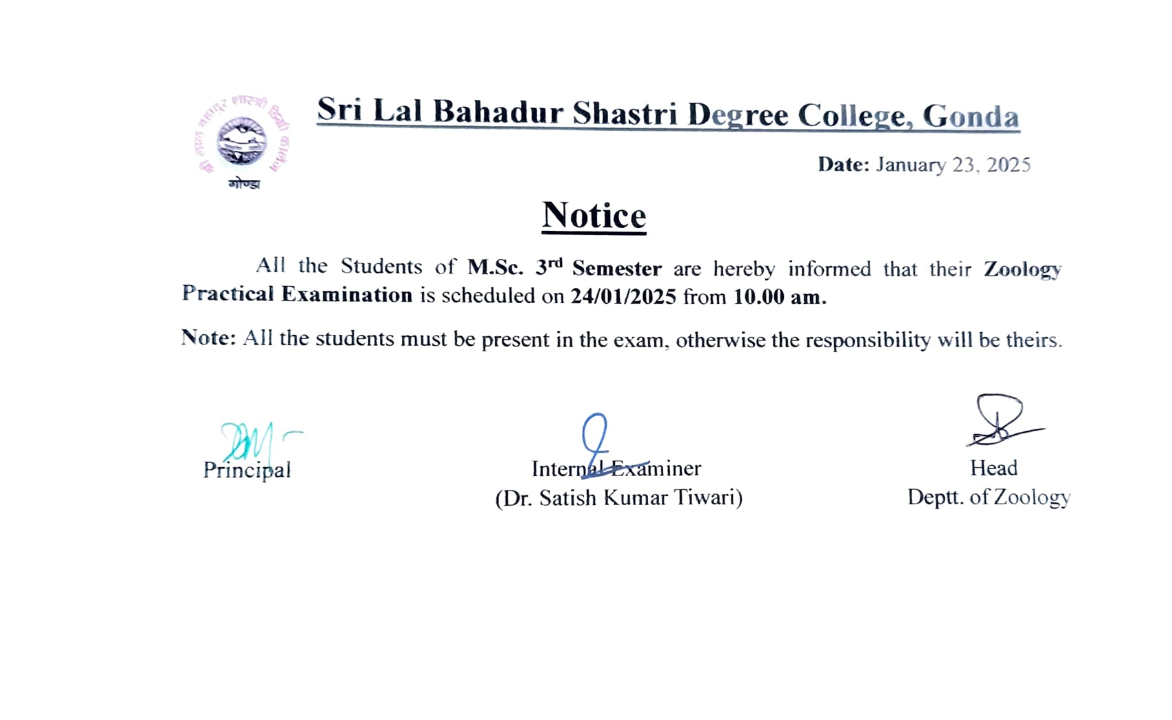 S.L.B.S. Degree College